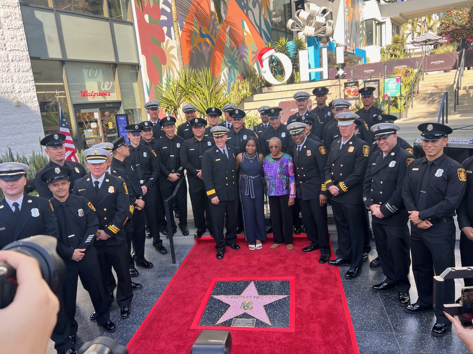 LAFD receives Award of Excellence Star in Hollywood