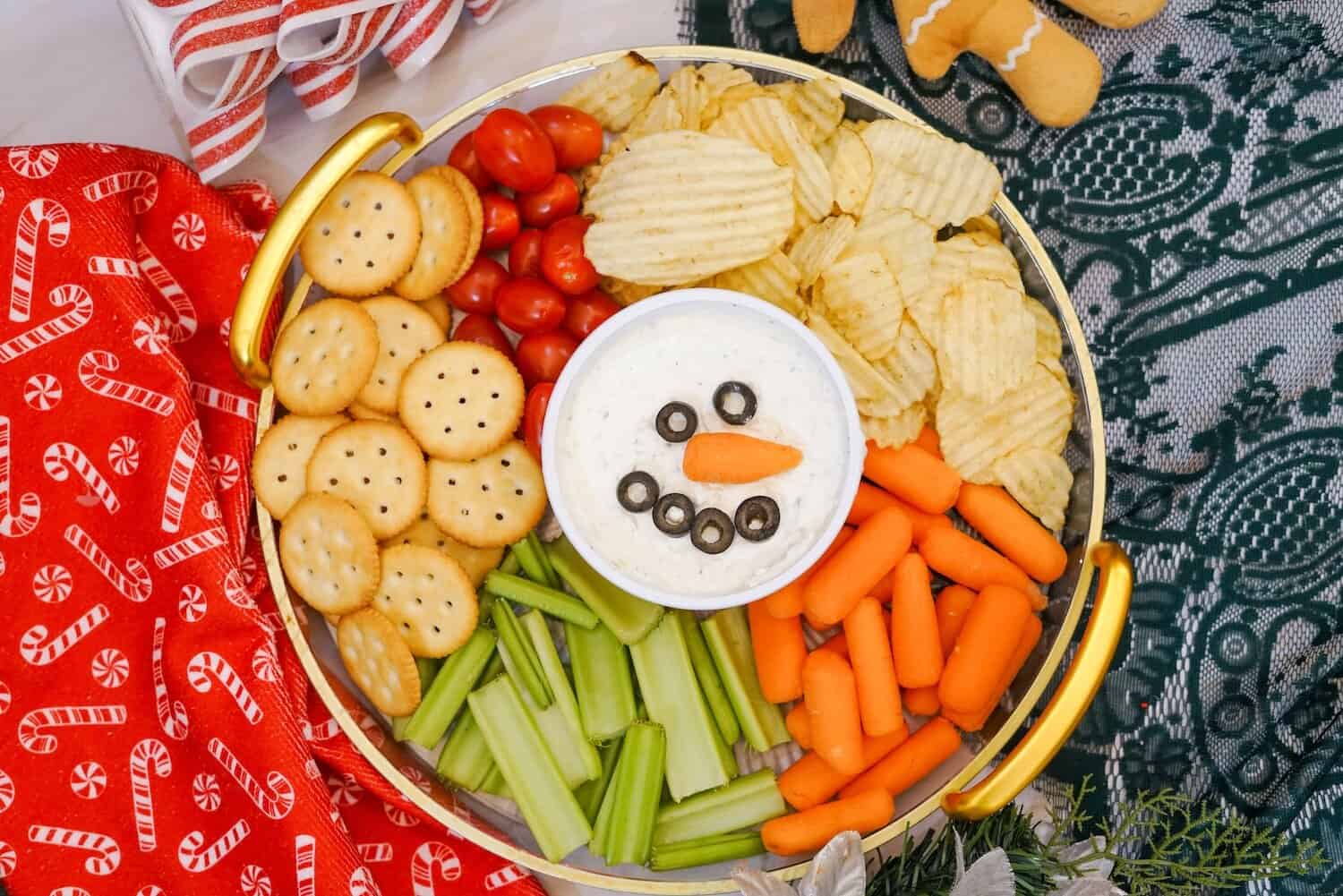 Frost the snowman dip recipe: Festive crowd-pleaser