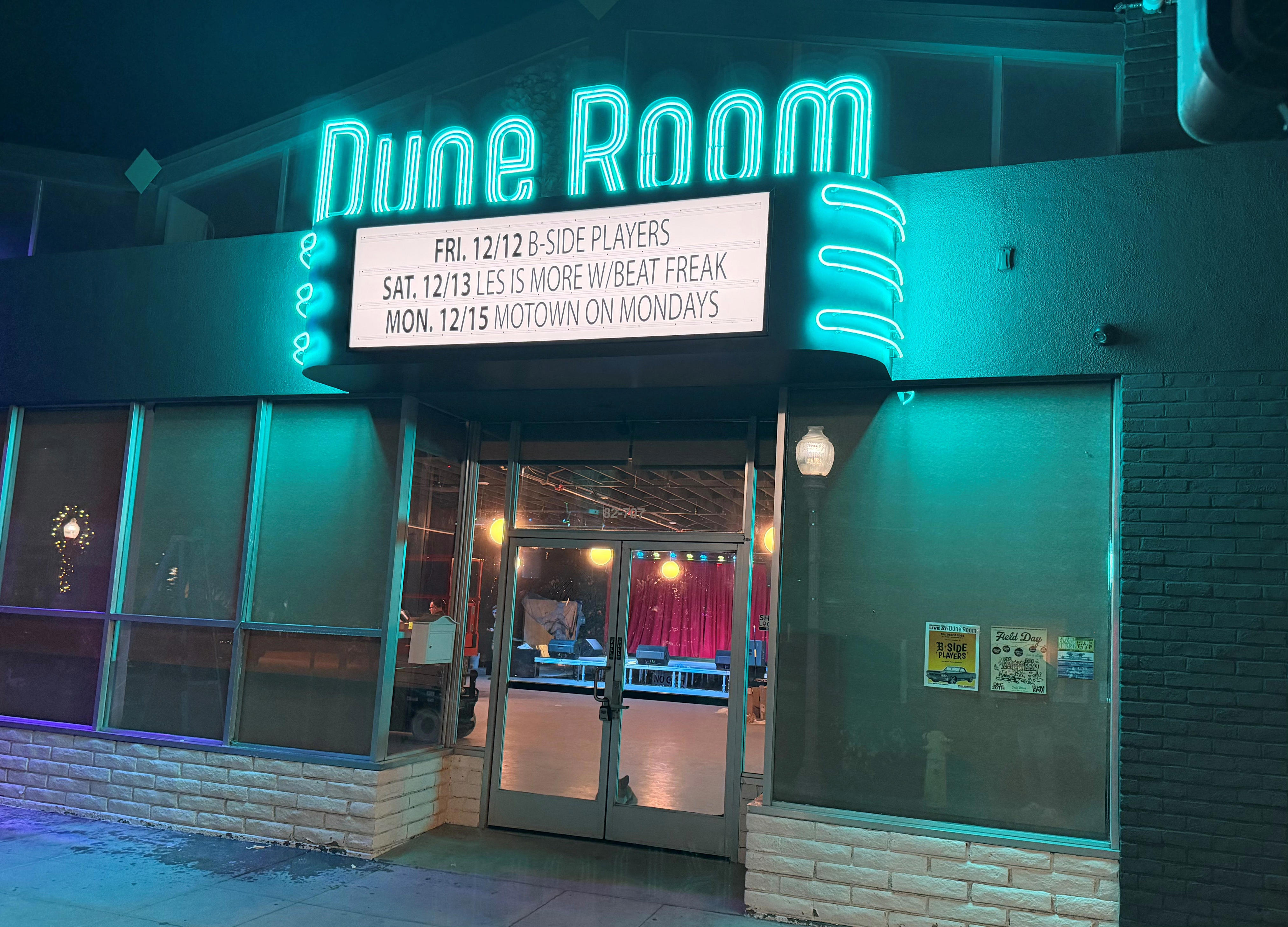New Indio music venue The Dune Room to open Friday with free show