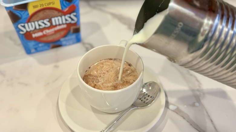 Milk vs water: Which makes the better cup of hot chocolate?