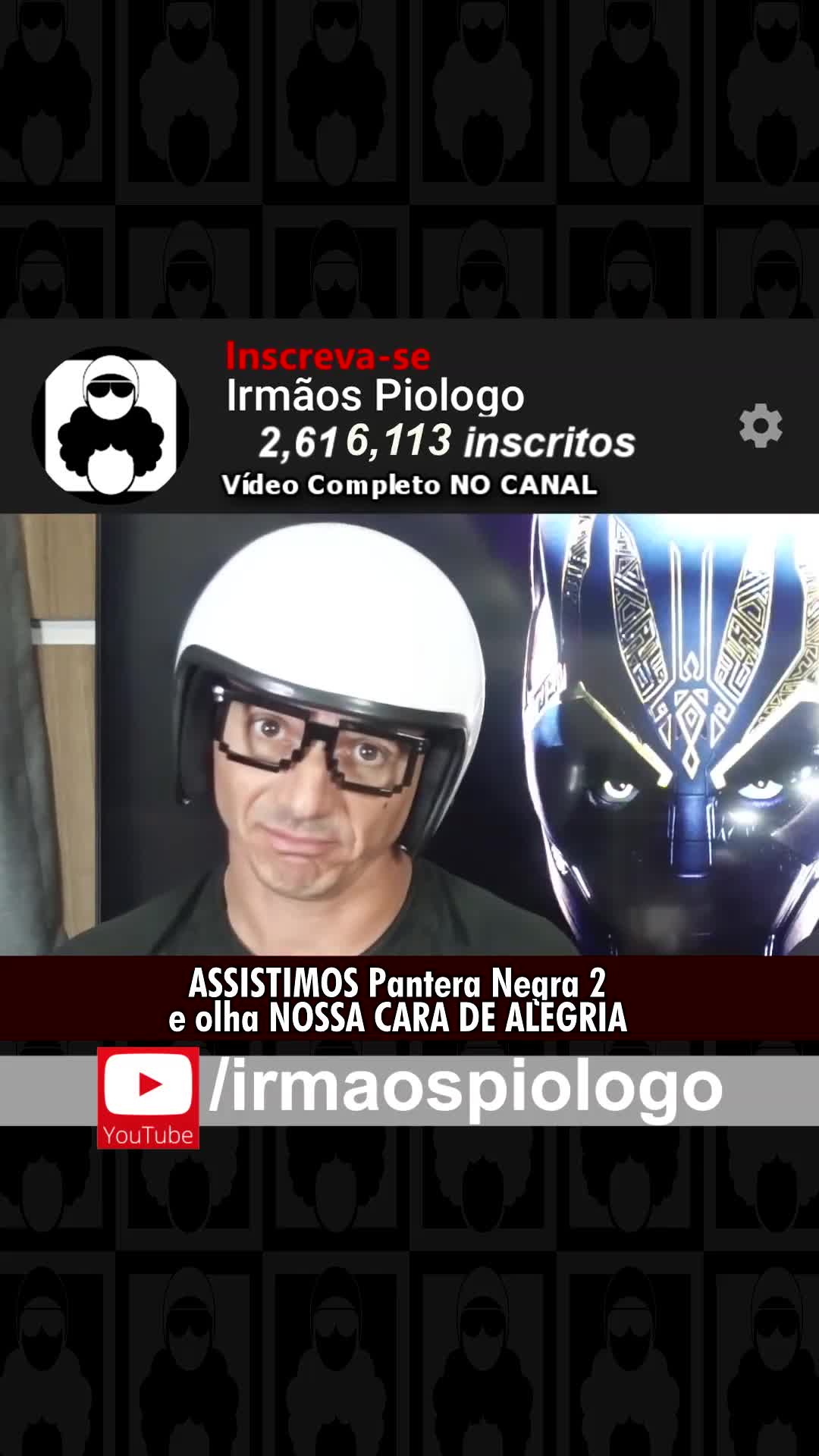 Nosso review de Pantera Negra 2 já está no canal #shorts