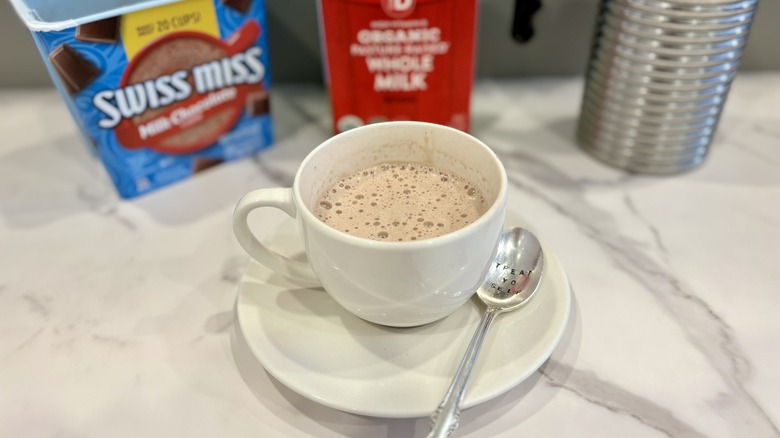 Milk vs water: Which makes the better cup of hot chocolate?