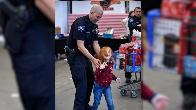 APD hosts annual Operation Blue Santa, serving 100 children this Christmas