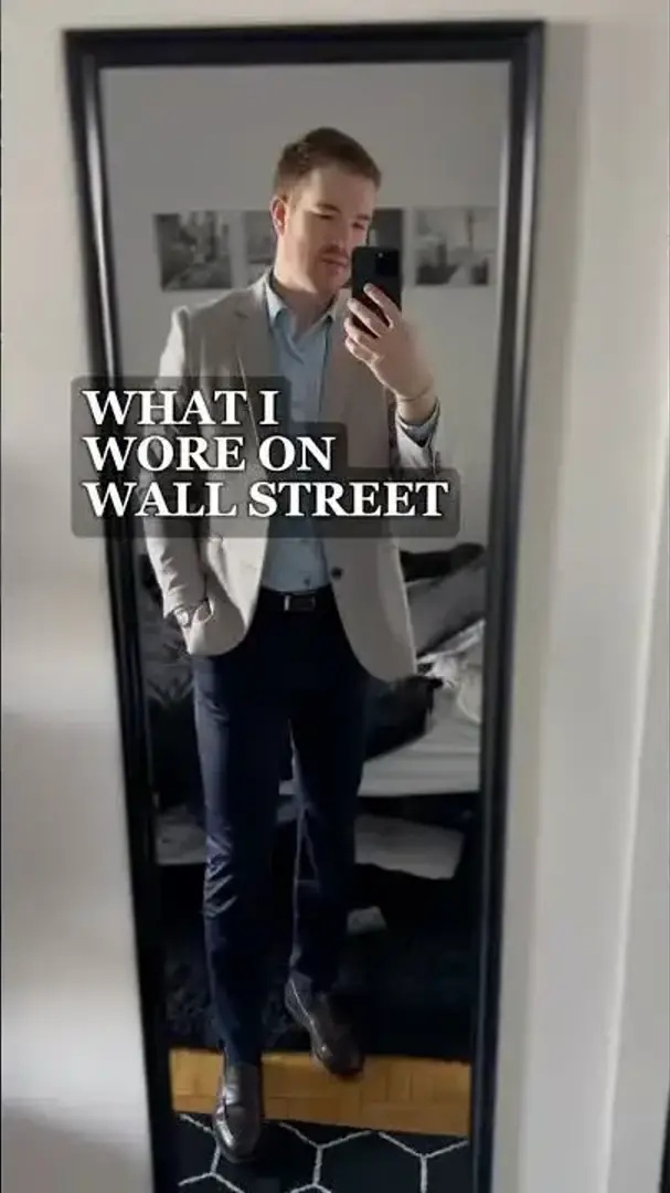 Cameron Galbraith: Wall Street OOTD: men's finance business casual style