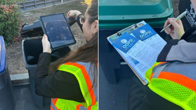 Southern California city issues warning over trash bin violations