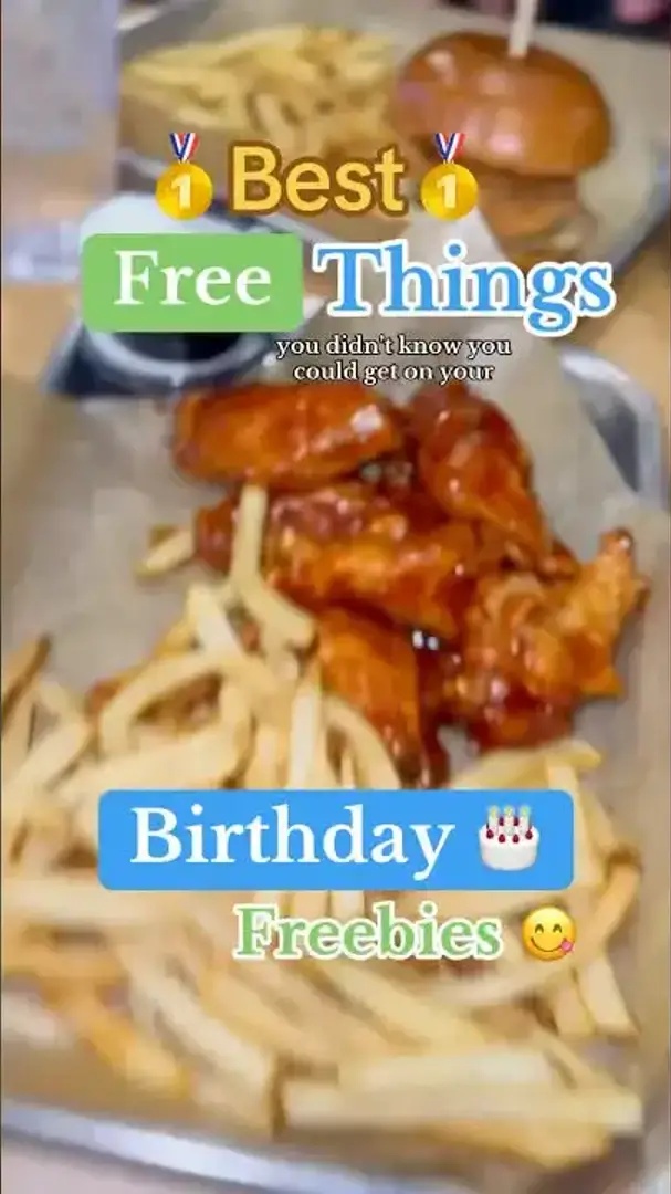 Testing all of the best birthday freebies ️