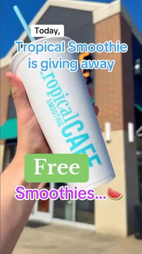Tropical Smoothie is giving away free smoothies today (& here’s how)