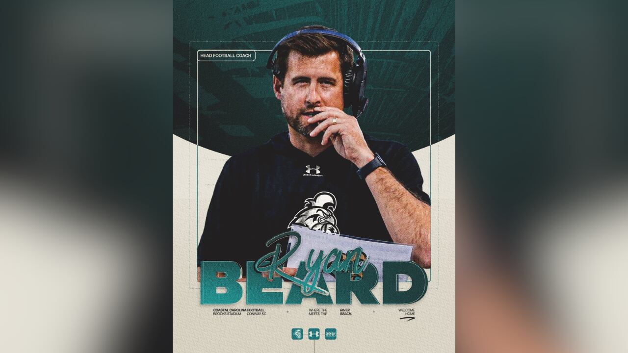 Press conference announced to introduce CCU head coach Ryan Beard
