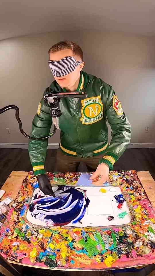 Blindfolded color matching 🫣