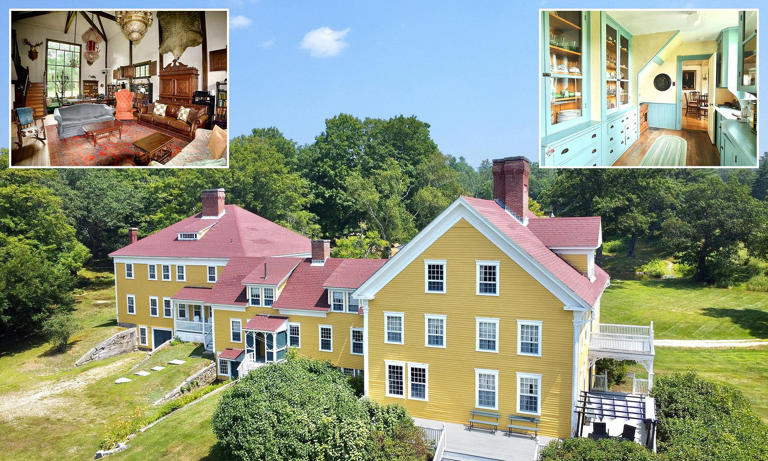 Dreamy 200-year-old Maine estate on 126 acres won't sell but owner has ...