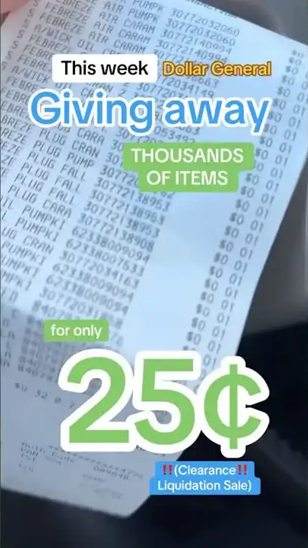 Dollar General is giving away items for only 25¢