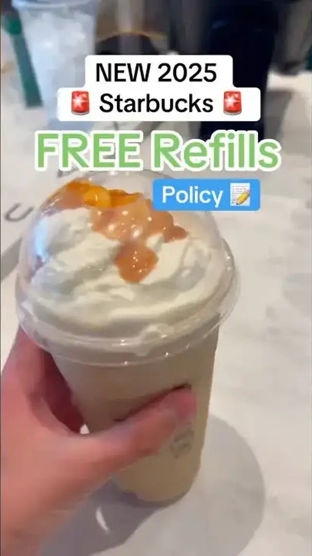Starbucks free refills 2025: new policy details!