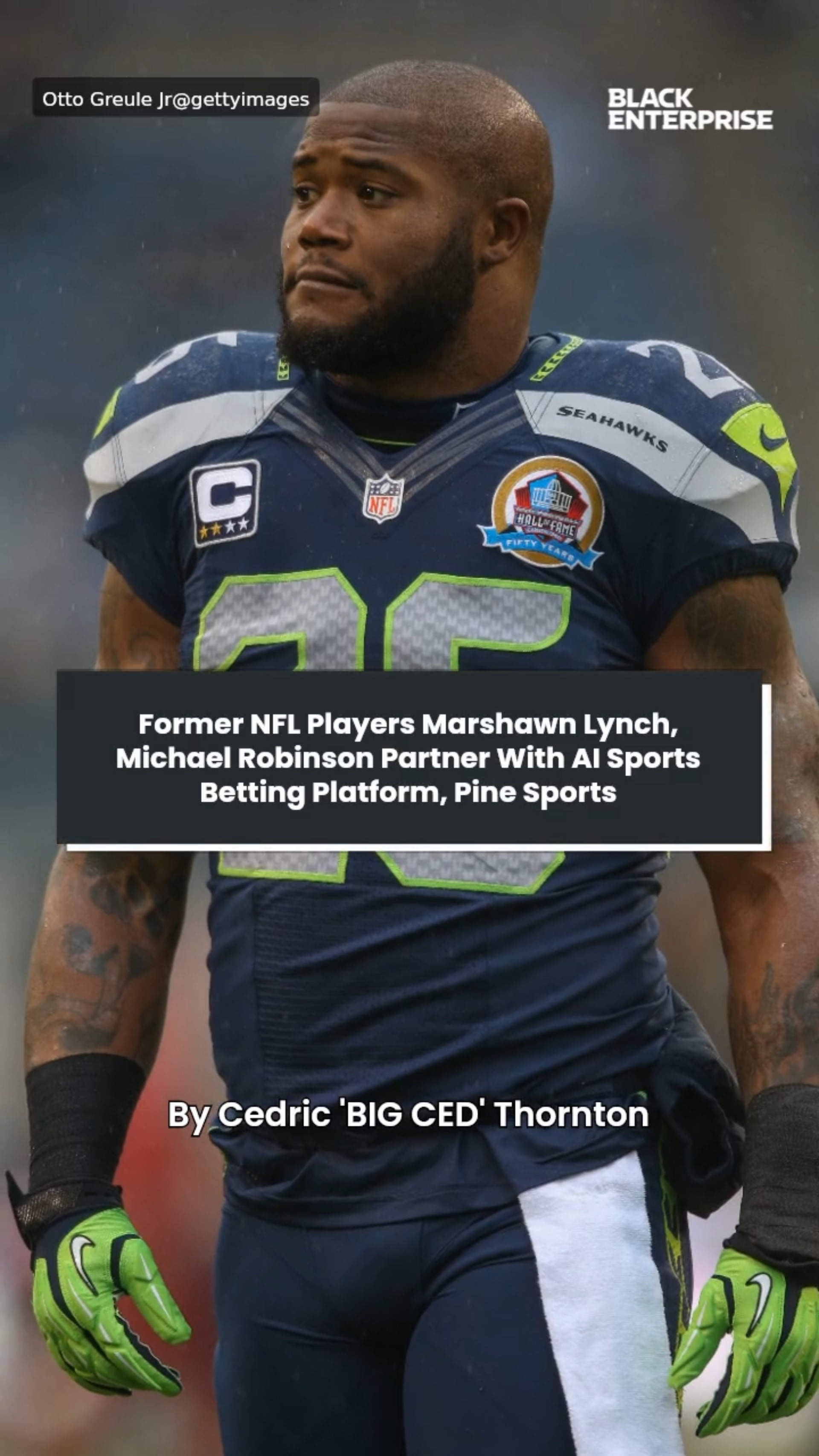 Former NFL players Marshawn Lynch, Michael Robinson partner with AI ...