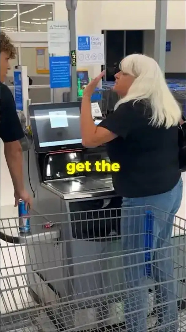 Logan Micke: awkward Walmart challenge: 'you got me today?'