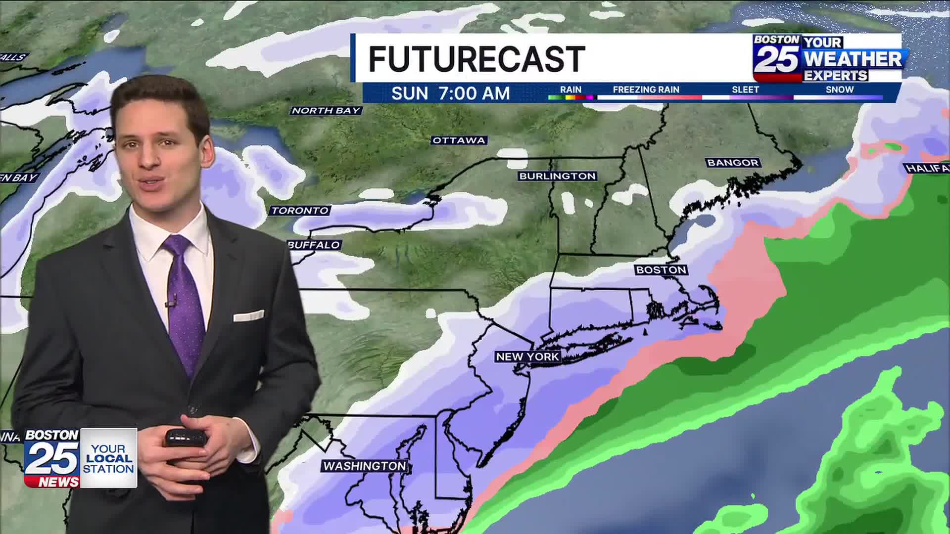 Weekend storm: New map shows slight uptick in expected snow totals for ...