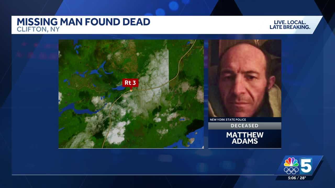 Missing North Country man found dead following crash, police say