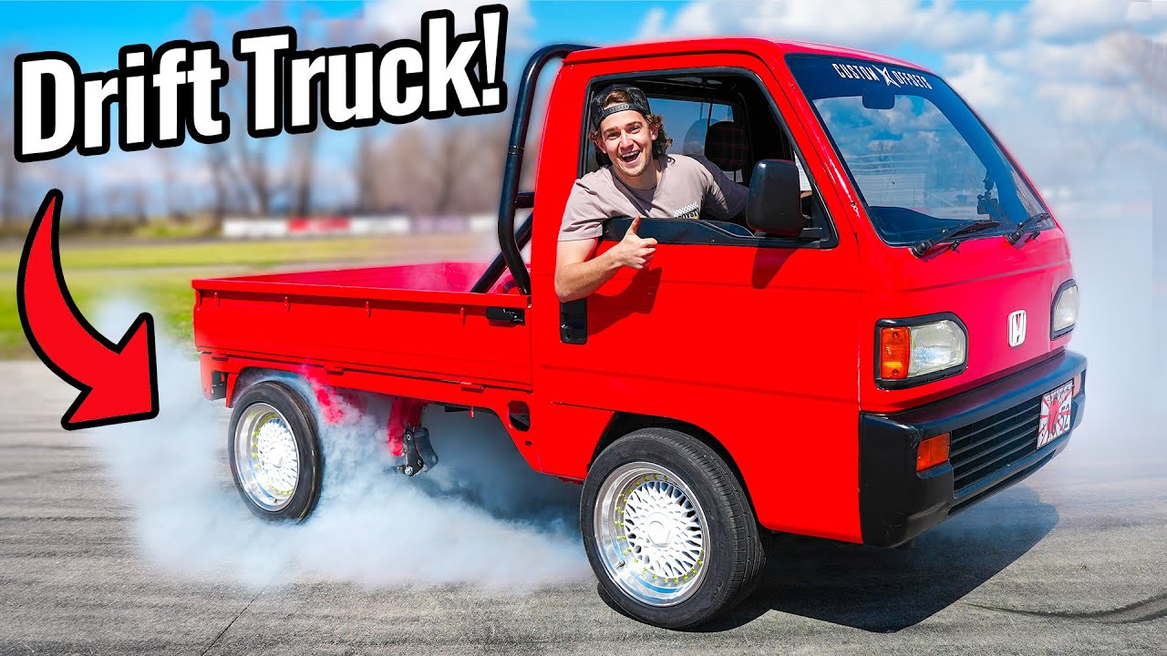 Drifting my crotch rocket swapped mini truck 💥