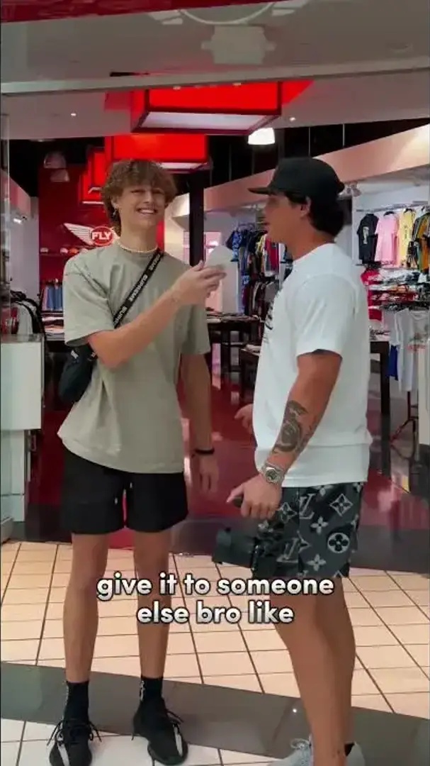 Budget shopping spree at the mall