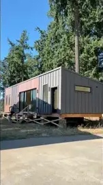 Prefab home tour: 800 sq ft steel frame house
