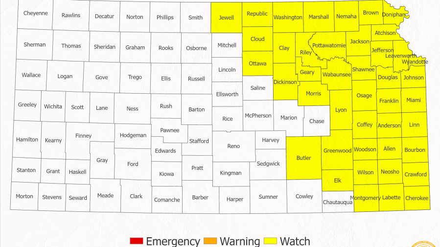 Kansas Gov. Laura Kelly updates drought status for 82 counties