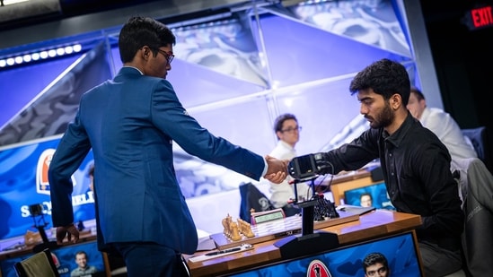 D Gukesh vs R Praggnanandhaa World Chess Championship showdown ...