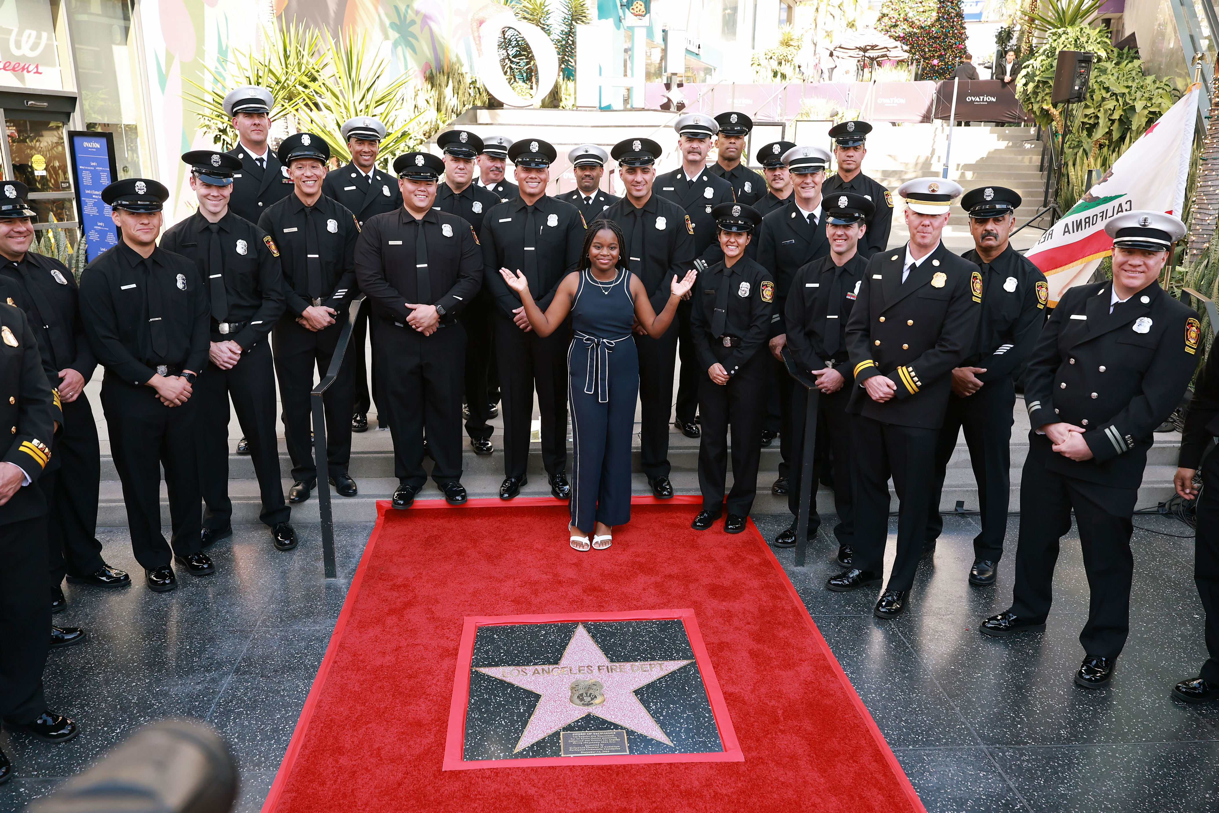 LA Fire Department gets a star on Hollywood Boulevard for its work ...