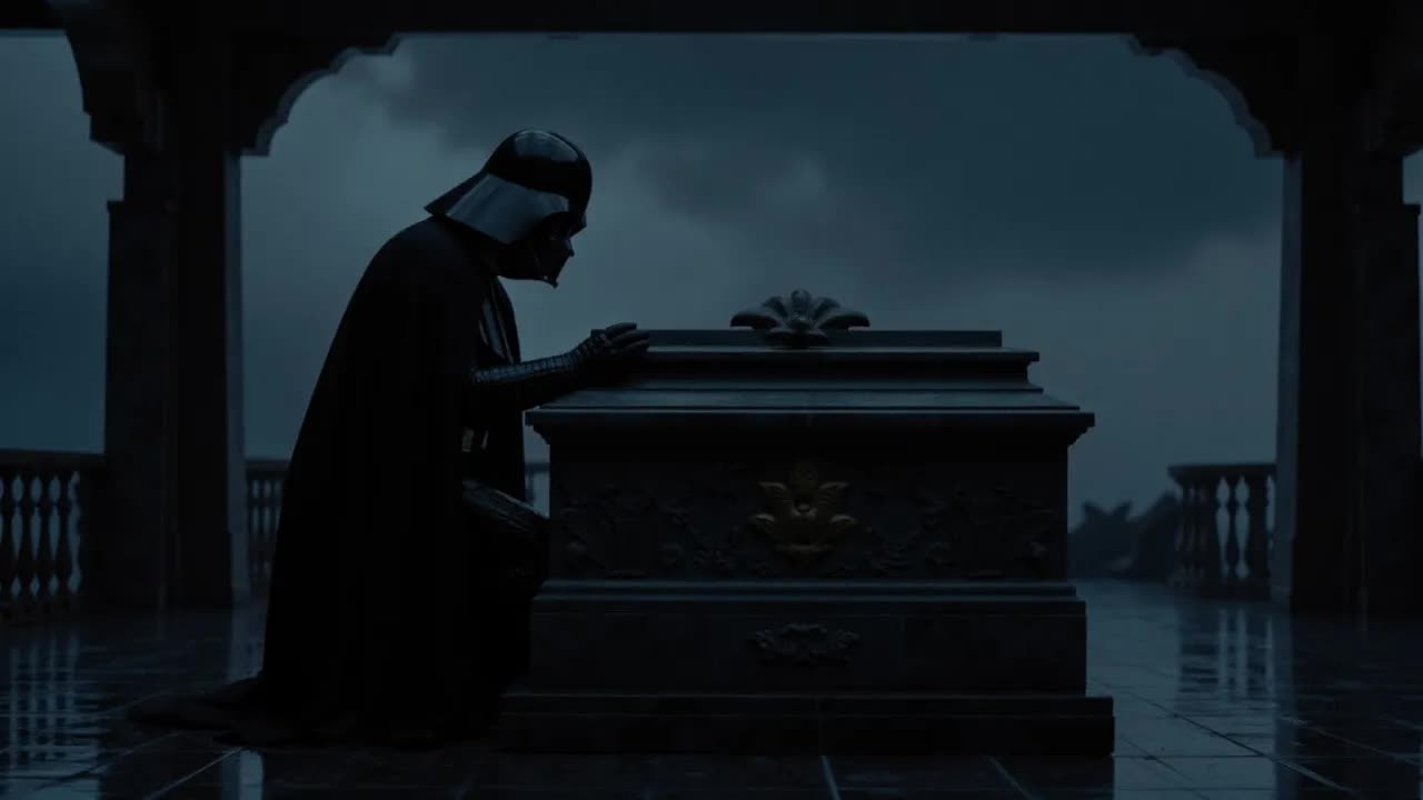 Star Wars: Darth Vader's journey to redemption at Padme's tomb