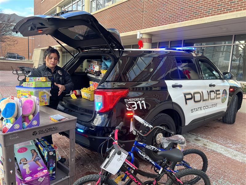 State College Police Department donate over 200 toys to Toys for Tots