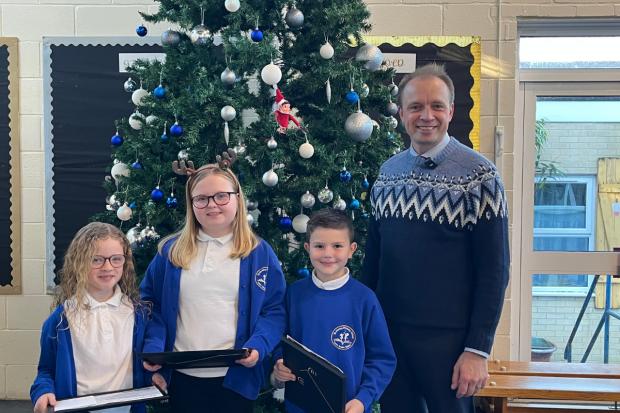 Children's festive artwork to feature on MP's Christmas cards
