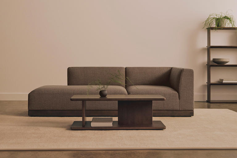 My modular sofa has the minimalism of a cloud couch but without the slouch