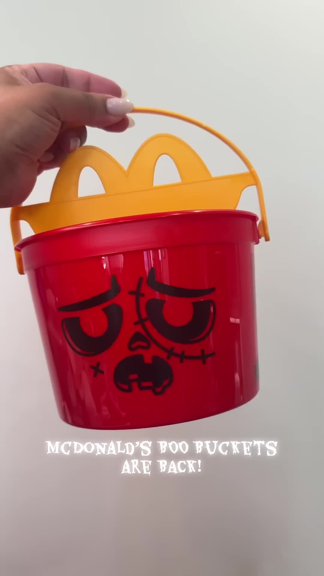 McDonald’s boo baskets are back! 👻 #mcdonalds #boobuckets #happymeal # ...