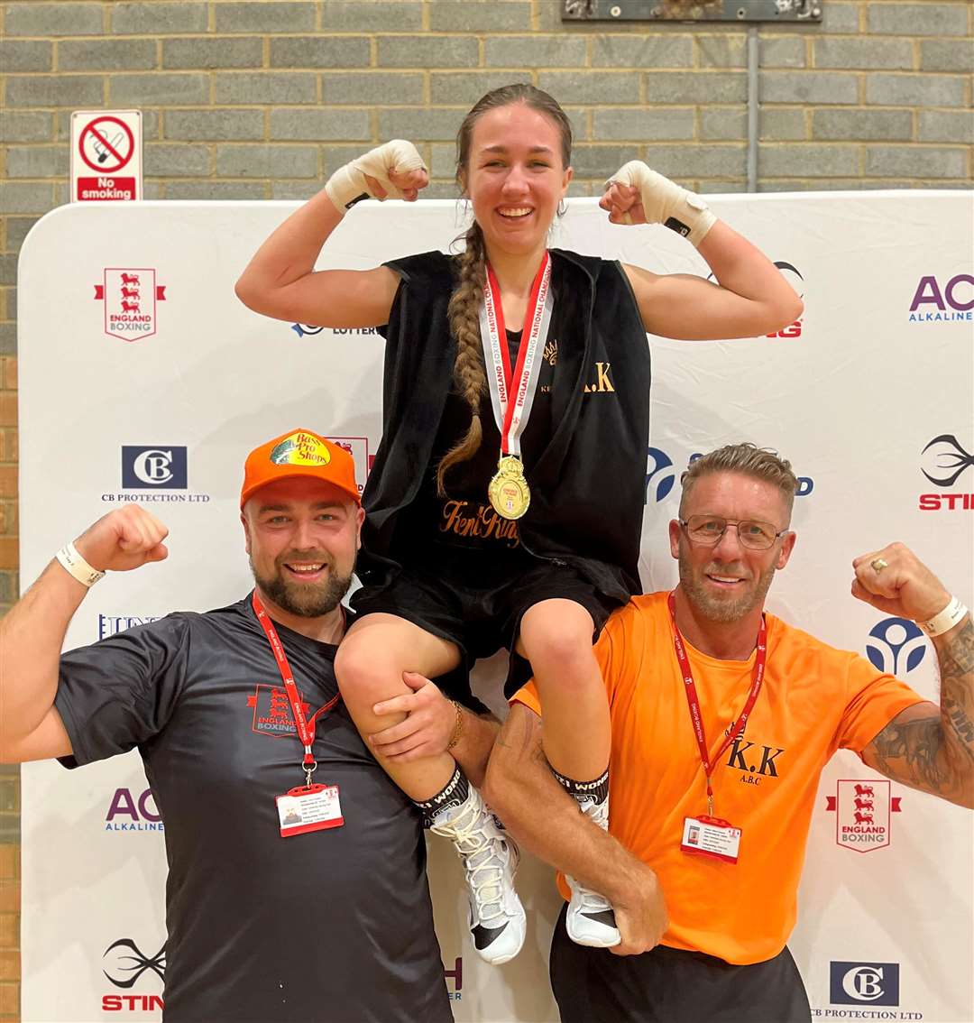 Ciara Crittall, of Kent Kings ABC in Maidstone, wins National ...