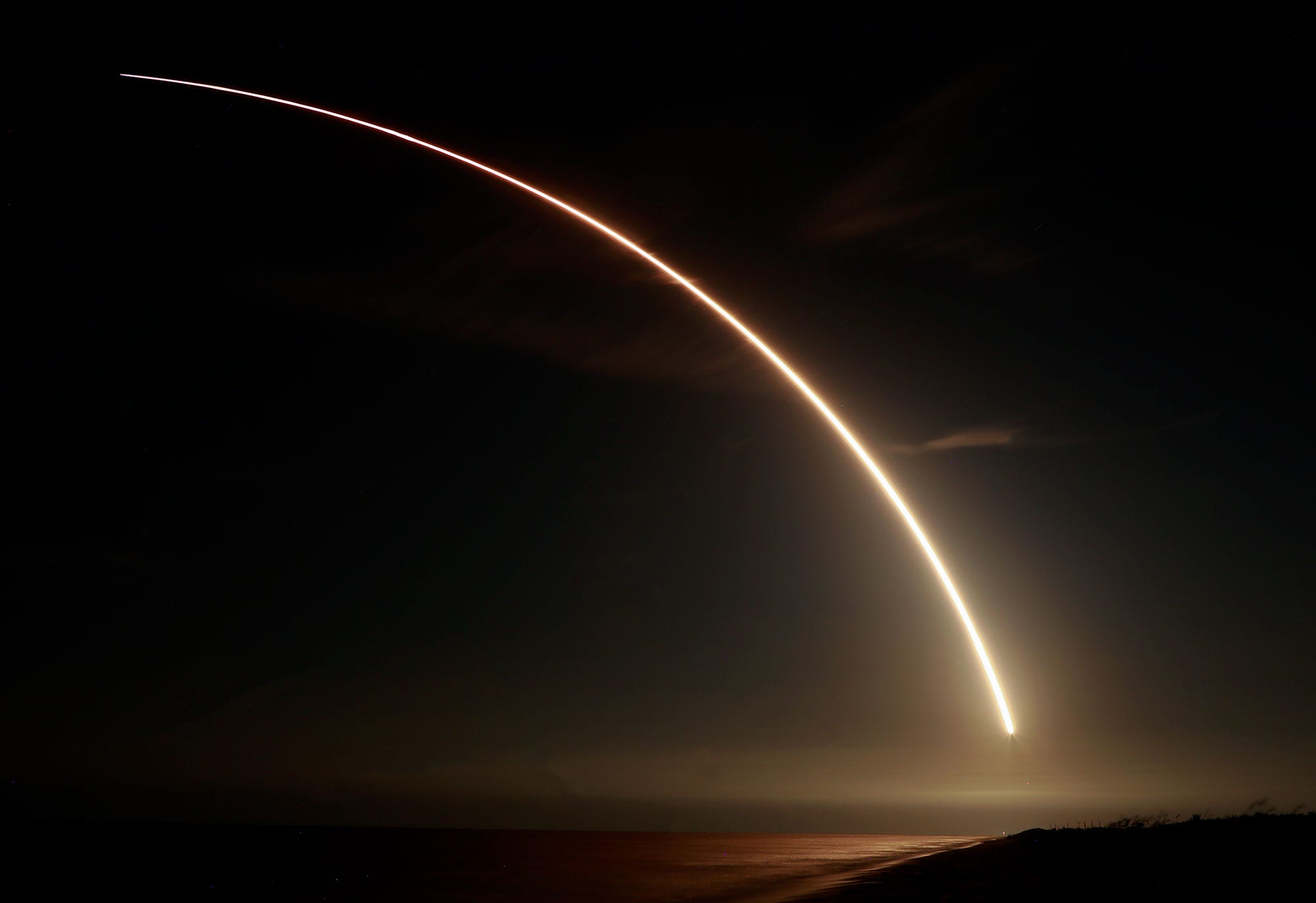 Late-night Florida rocket launch, see liftoff in Daytona, New Smyrna Beach