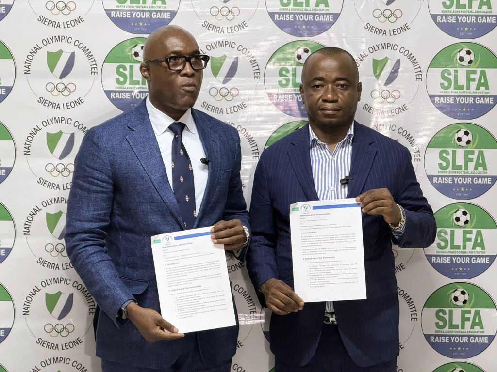 Sierra Leone FA sign first anti-doping memorandum of understanding