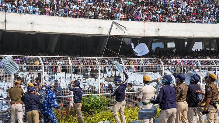 TMC, BJP slam organisers for chaos at Messi's Kolkata event