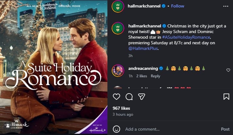 2 new Hallmark Christmas movies are airing this weekend. How to watch