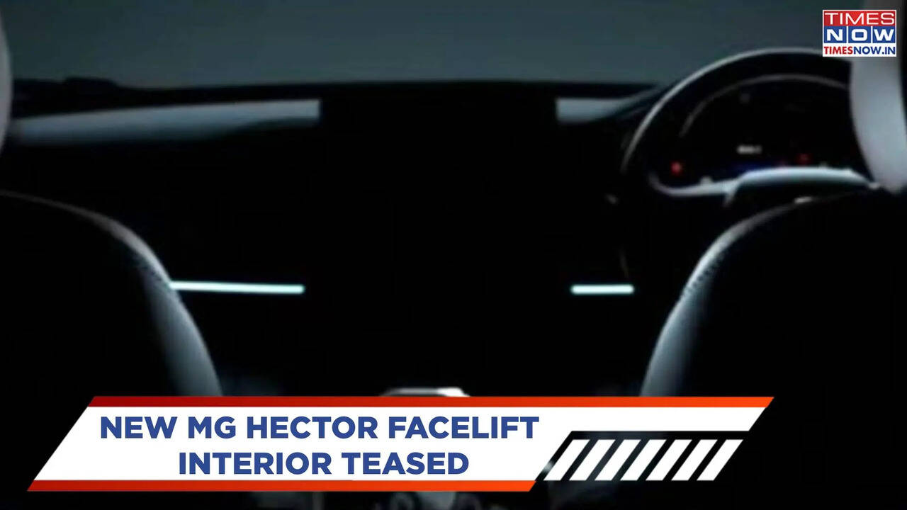 2026 MG Hector facelift interior teased ahead of India debut on December 15