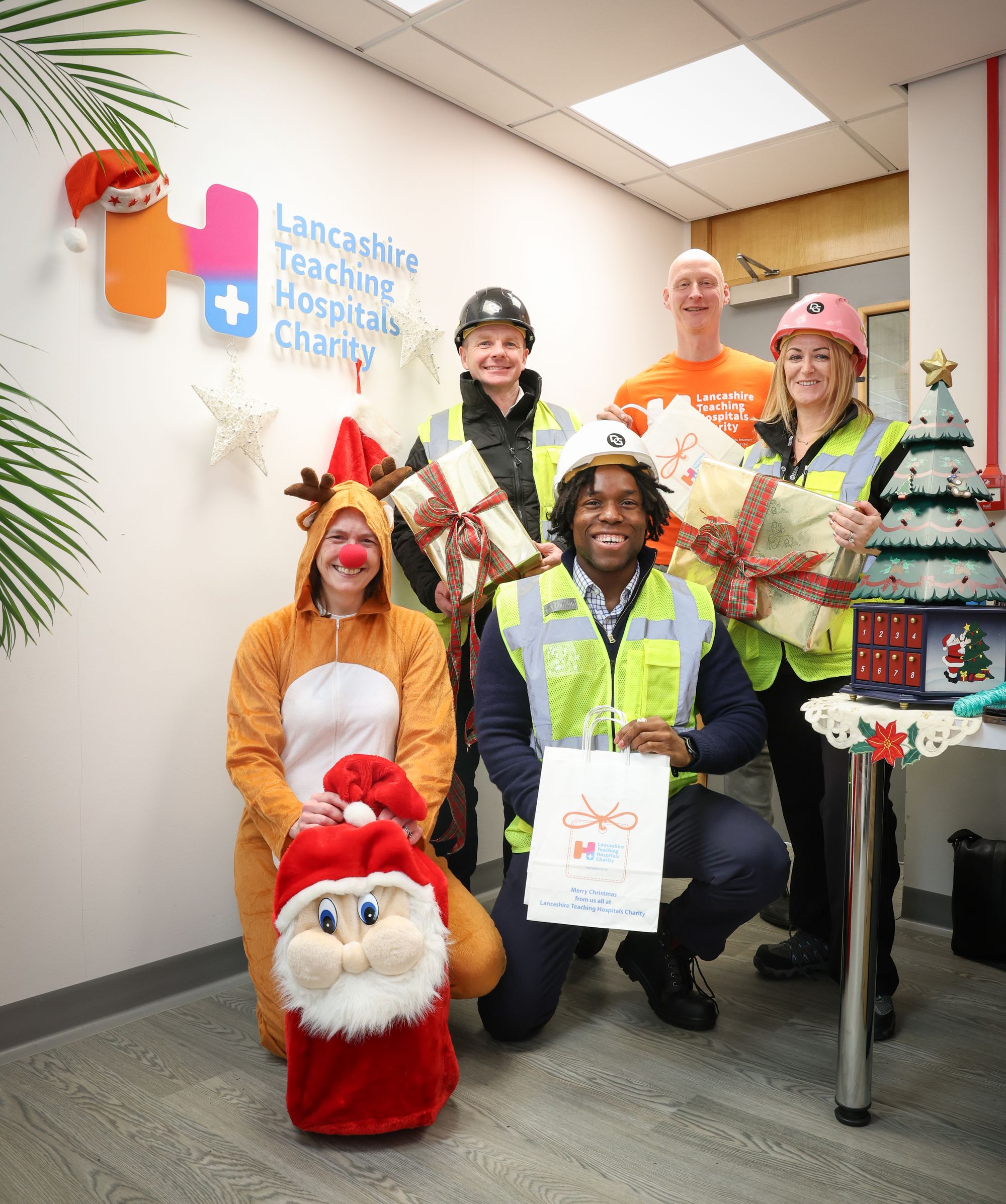D & G Builders and Joiners in Chorley spread a little hospital cheer