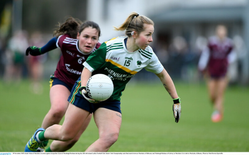 Camogie champion Katie Nolan leading Kilkenny club to football All-Ireland