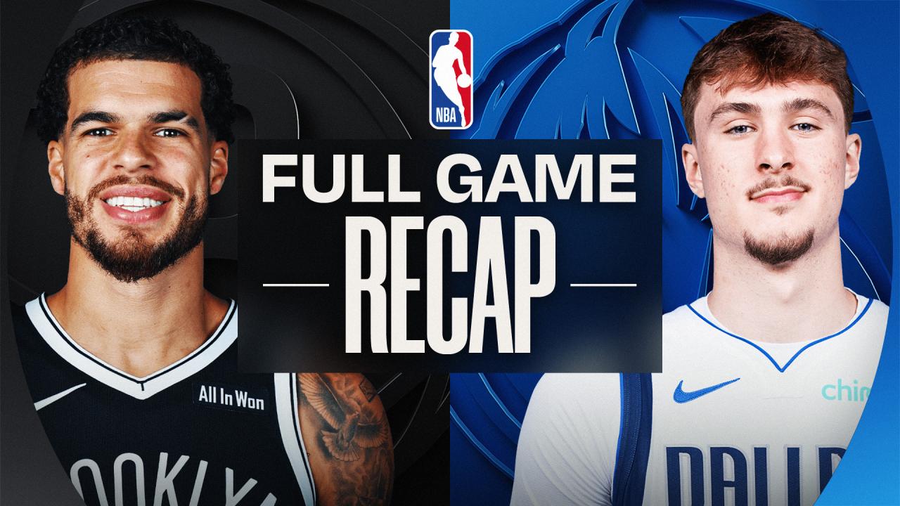 Game recap: Mavericks 119, Nets 111