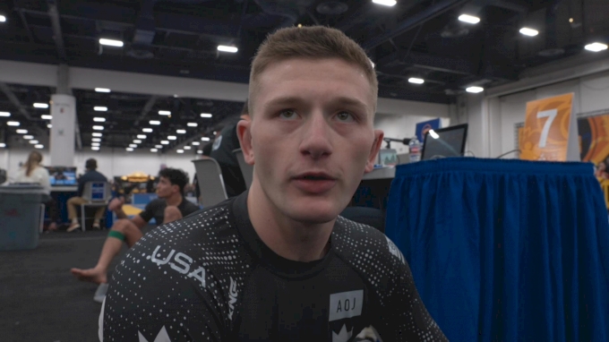 Cole Abate ready to make a statement after day one of No-Gi Worlds
