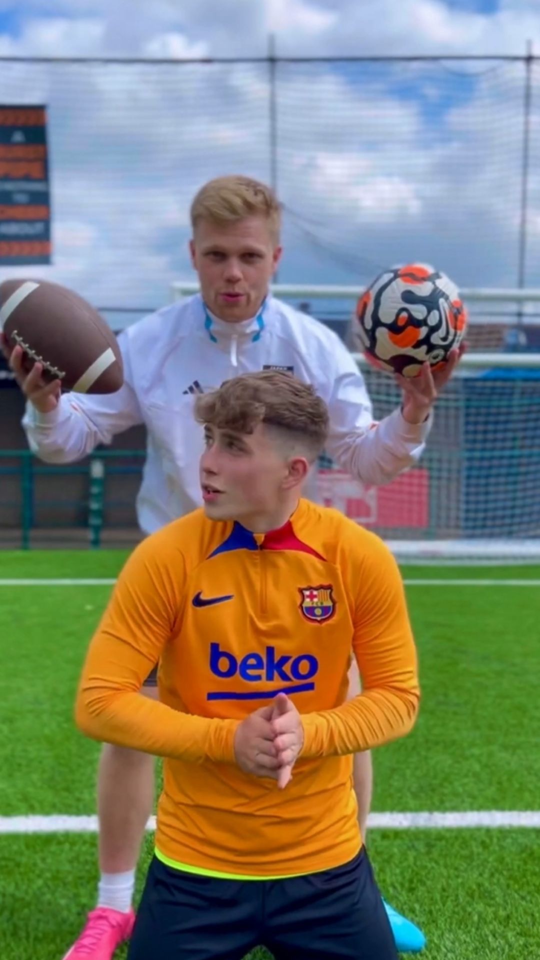 Insane accuracy soccer challenge