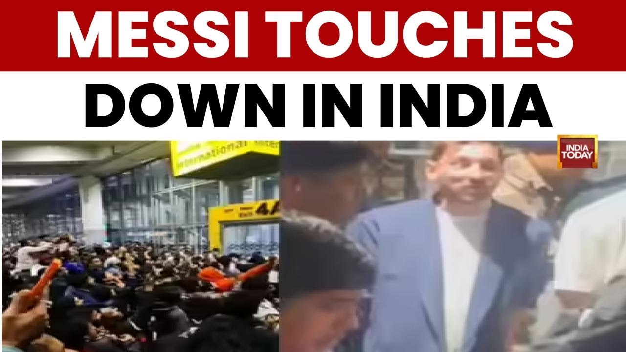 Lionel Messi begins 72-hour India visit, set to unveil 70-ft statue in ...