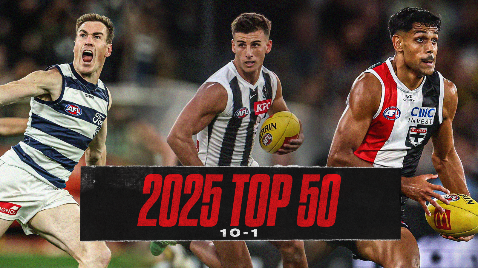 The top 50 AFL players of 2025: 10-1 (part 5)