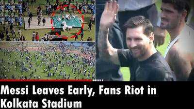 Chaos at Salt Lake Stadium in Kolkata as fans erupt after failing to ...