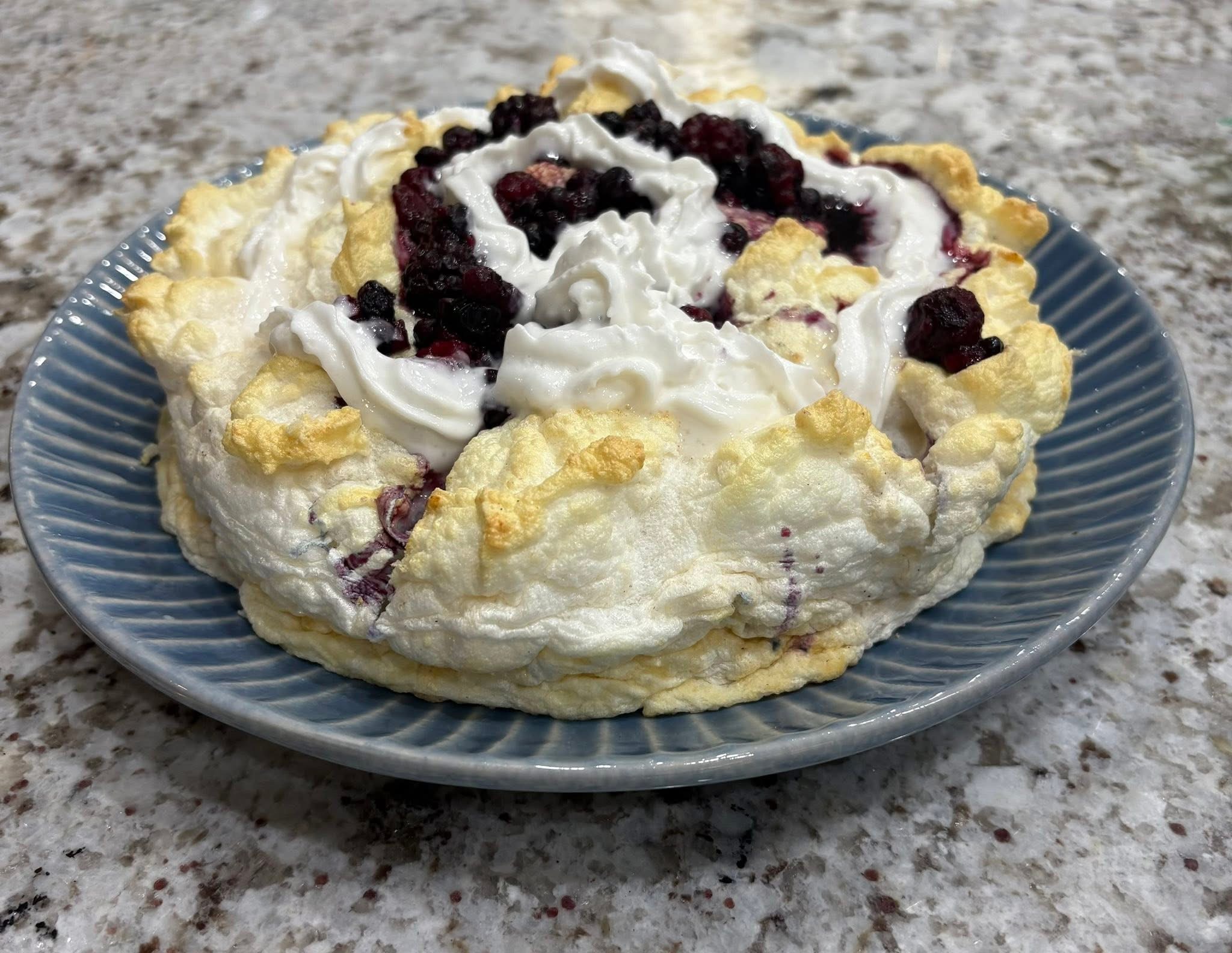 Protein egg white pancake