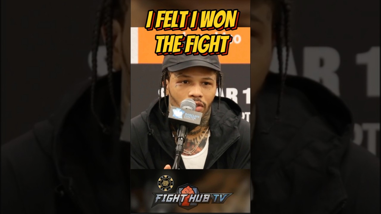Gervonta Davis first words after draw vs Roach!