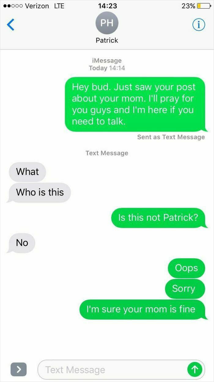 27 awkward wrong number texts that became internet treasures