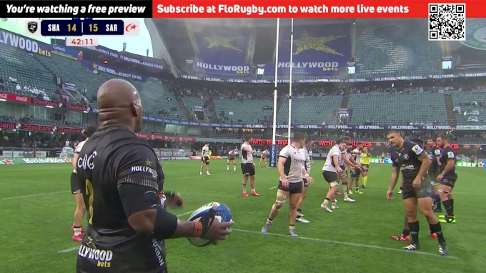 Edwill van der Merwe try - Sharks v Saracens - 2025-2026 Champions Cup ...