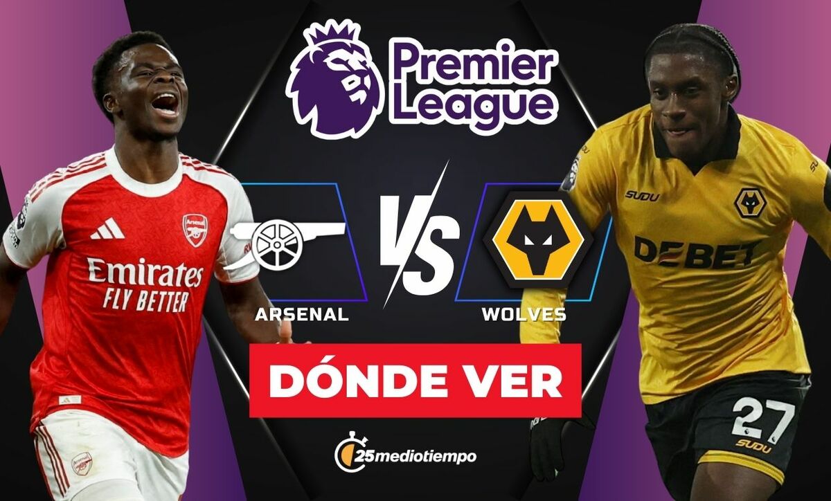 Arsenal vs. Wolves en vivo. Partido J16 de Premier League 2025 hoy